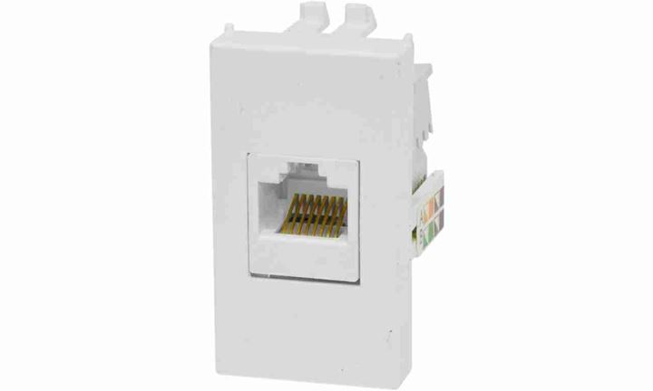 MEC-TRONIC LINHA PETRA BRANCO MÓDULO TOMADA TELEFONE RJ11 | Almeida ...