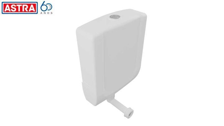 CAIXA DE DESCARGA BAIXA BRANCO DE ATÉ 6 LPF COM DUPLO ACIONAMENTO ASTRA ...