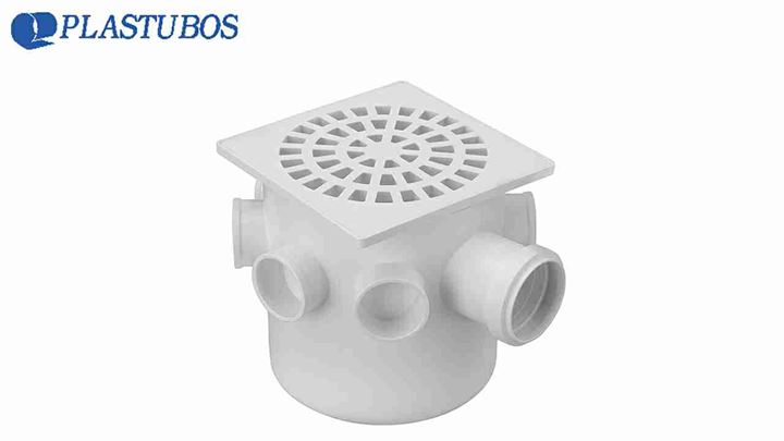 CAIXA SIFONADA PLASTUBOS QUADRADA BR 150X50 N°25 | Almeida Distribuidor