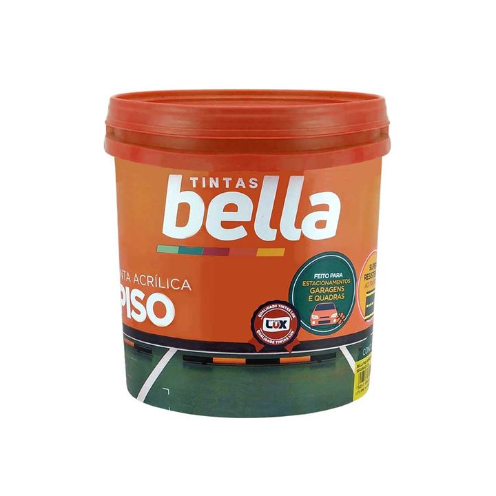 TINTA PARA PISO TINTAS BELLA GALÃO 3,0L CONCRETO | Almeida Distribuidor