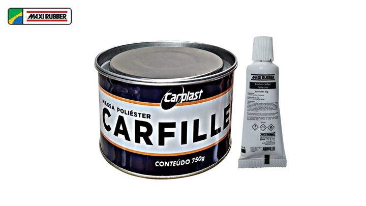 MASSA DE POLIÉSTER CARFILLER CARPLAST 750G+CATALISADOR | Almeida ...