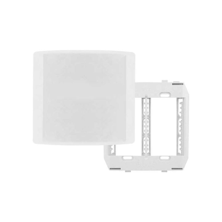 PLUZIE LINHA PLUZI BRANCA PLACA CEGA 4X4 C/SUPORTE | Almeida Distribuidor