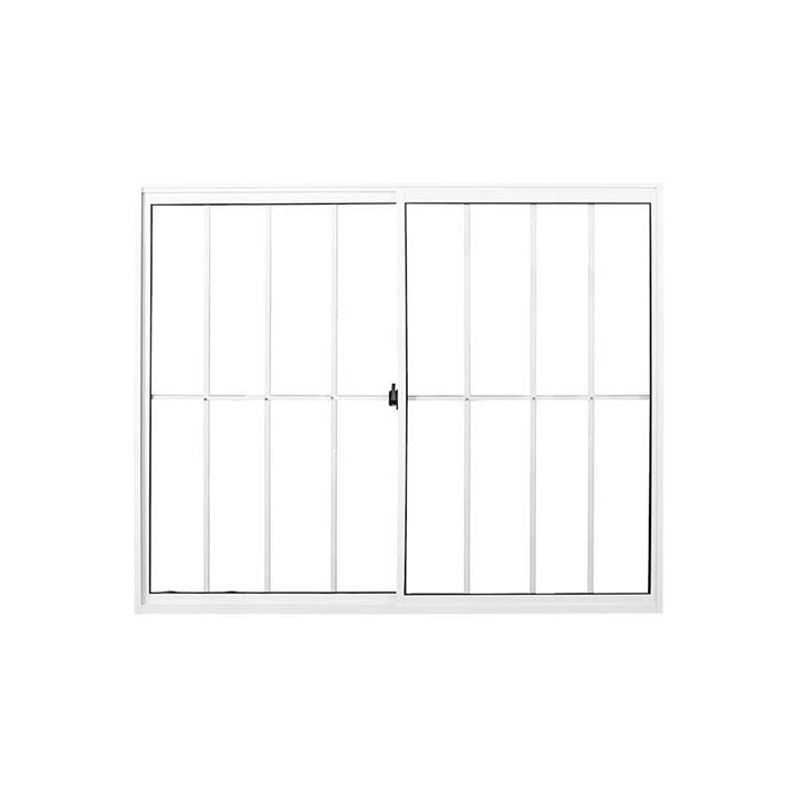 JANELA ALUMÍNIO BRANCA QUALITY 2 FOLHAS COM VIDRO LISO HOME A100 X L120 ...
